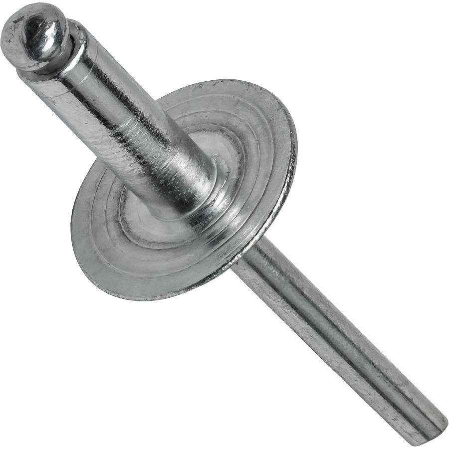 Fastenere.com: 3/16" x 1/4" Large Flange Head Pop Rivets Aluminum (6-4 ...