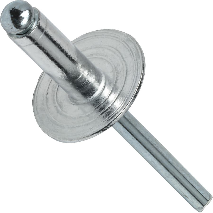 Fastenere.com: 1/8" x 1/4" Large Flange Head Pop Rivets Aluminum Body ...